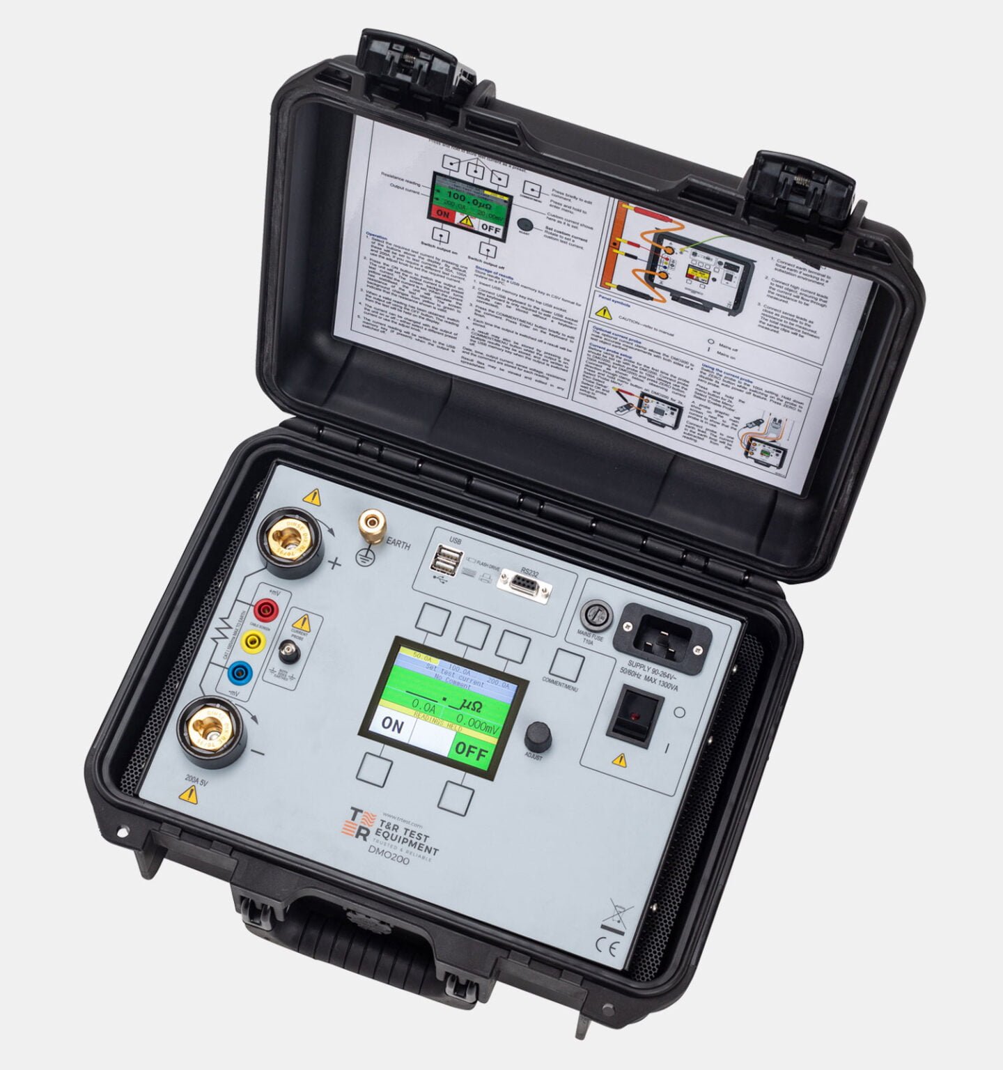 DMO200 Digital Micro-Ohmmeter - T&R Test Equipment Ltd.